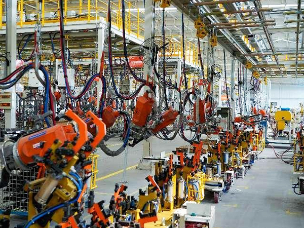 Assembly line, Powder spraying line, Paint spraying line ...